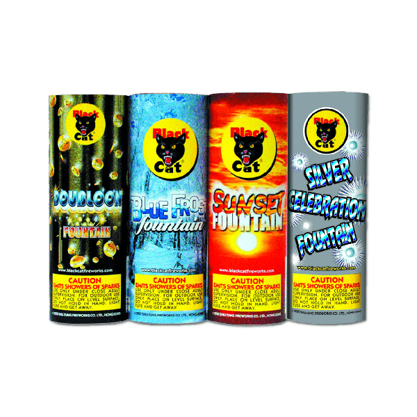 Four Assorted 6" Fountains – Cindy's Fireworks