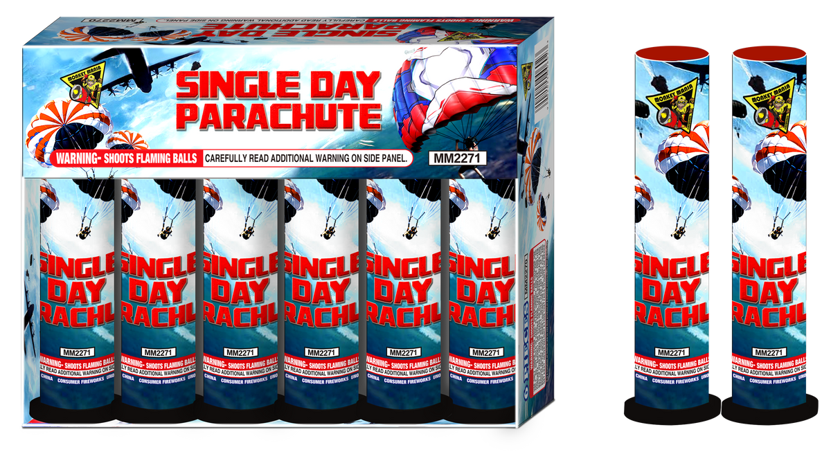 Parachute-Single Day – Cindy's Fireworks