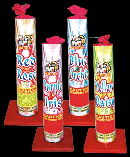 9" Assorted Fountains-4 pack – Cindy's Fireworks