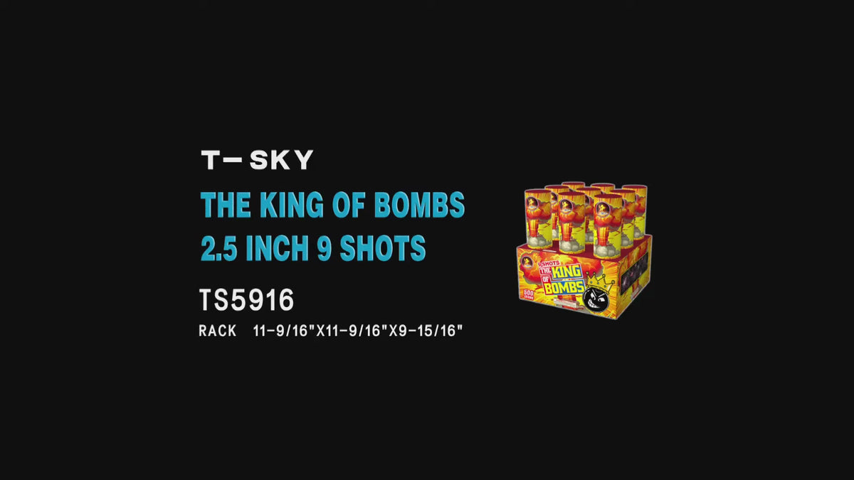 The King Of Bombs-Rack – Cindy's Fireworks