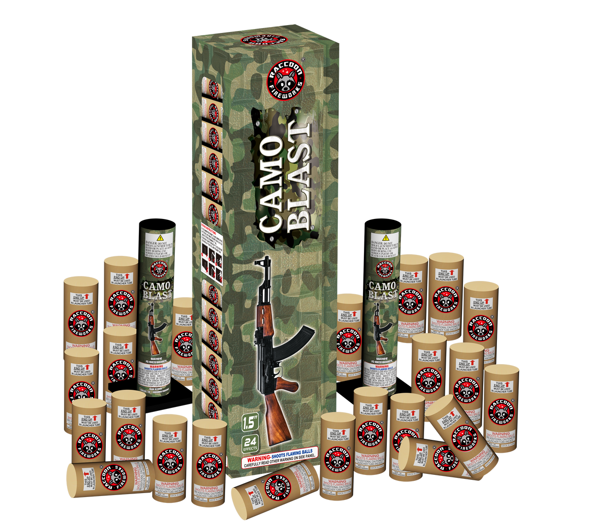 Camo Blast Artillery | Lawrence & Wichita Cheaper Price Fireworks ...