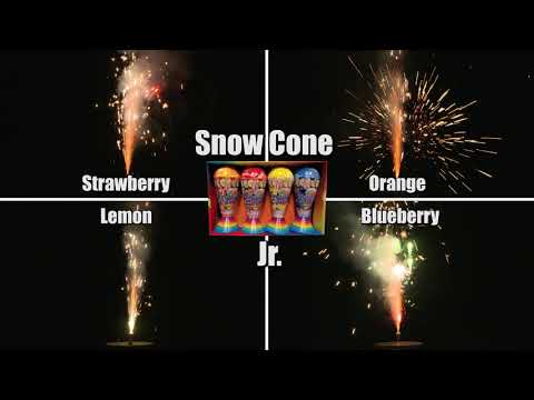 Snow Cone Jr.-4 Pack – Cindy's Fireworks